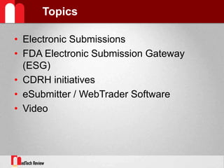 Electronic Submissions | PPTX