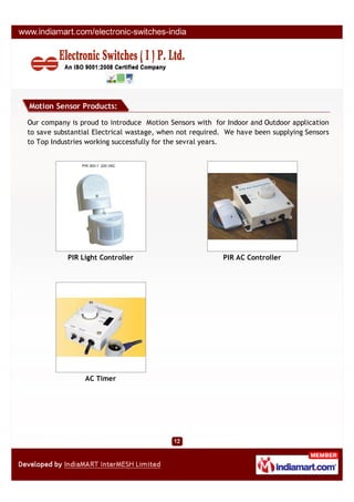 Electronic Switches ( I ) Pvt. Ltd., Nashik, Universal Indicator | PDF