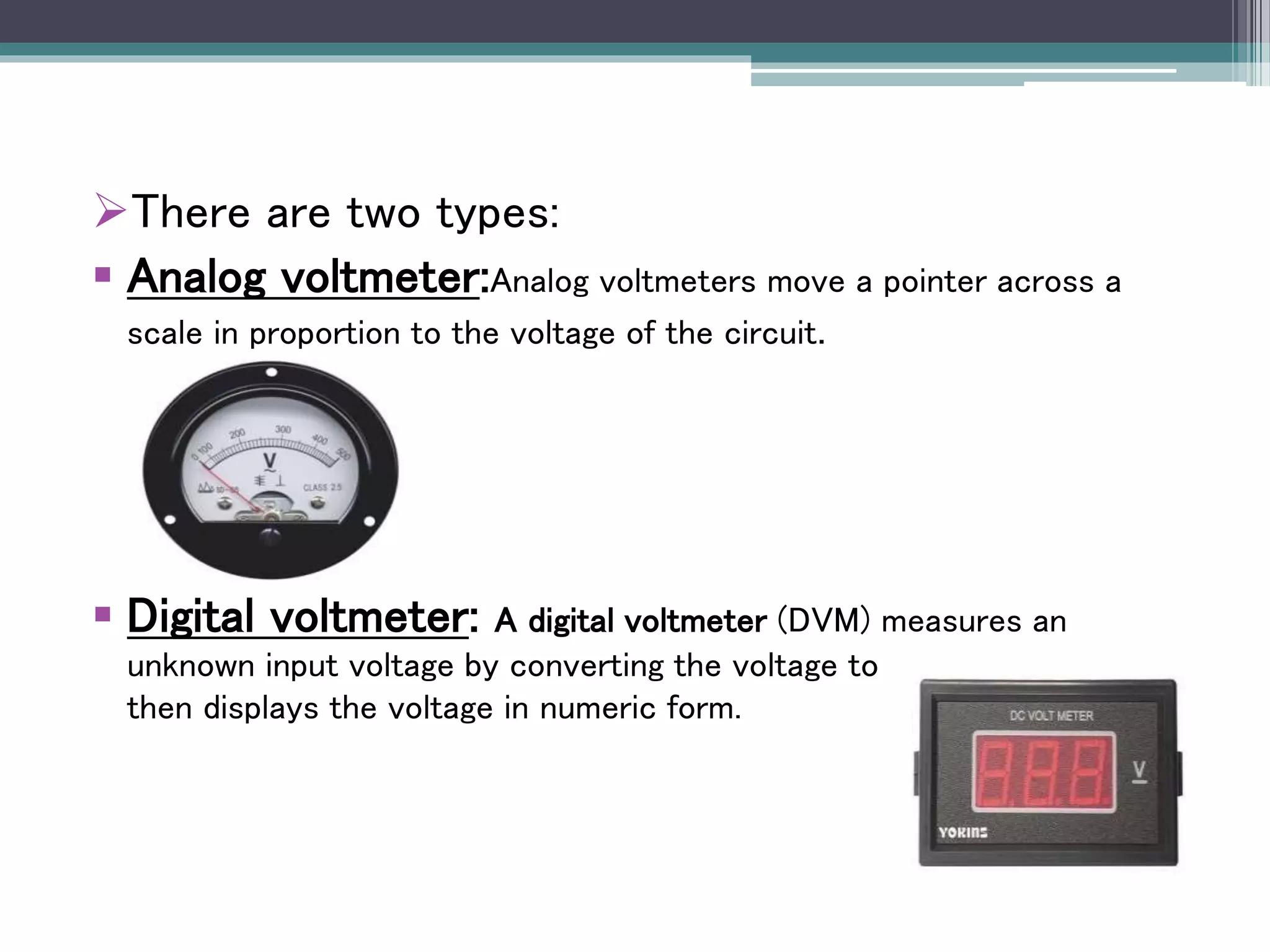 Electronic test instruments | PPTX