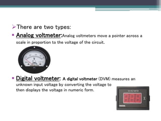 Electronic test instruments | PPTX