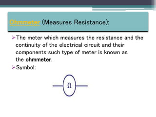 Electronic test instruments | PPTX