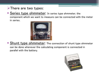 Electronic test instruments | PPTX