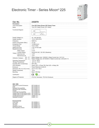 Electronic timer | Electronic Timer Switch-GIC India | PDF