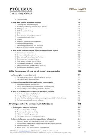 Electronic toll collection global study table of contents | PDF ...