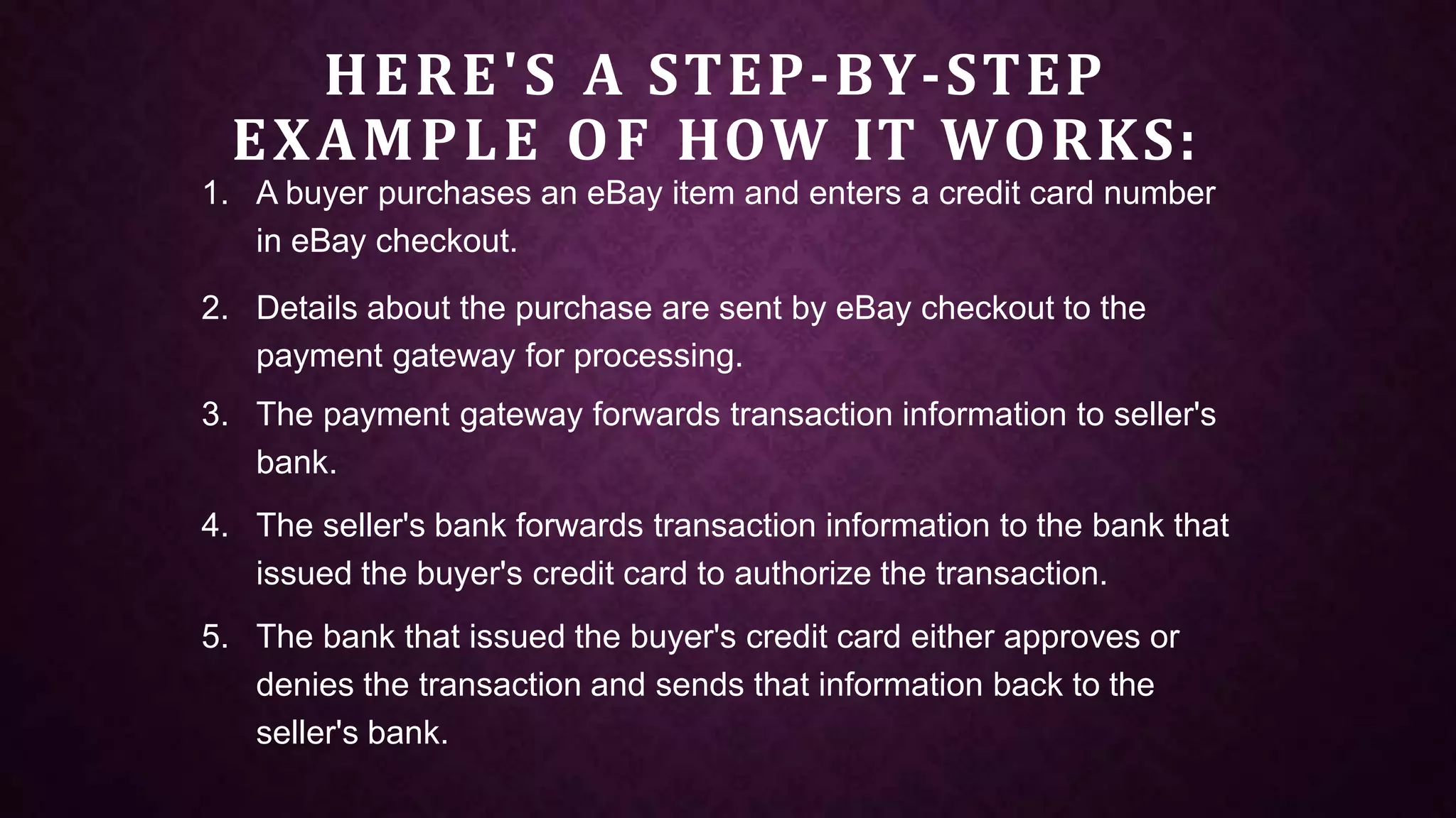 Electronic transaction final | PPT