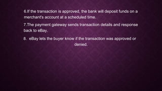 Electronic transaction final | PPTX