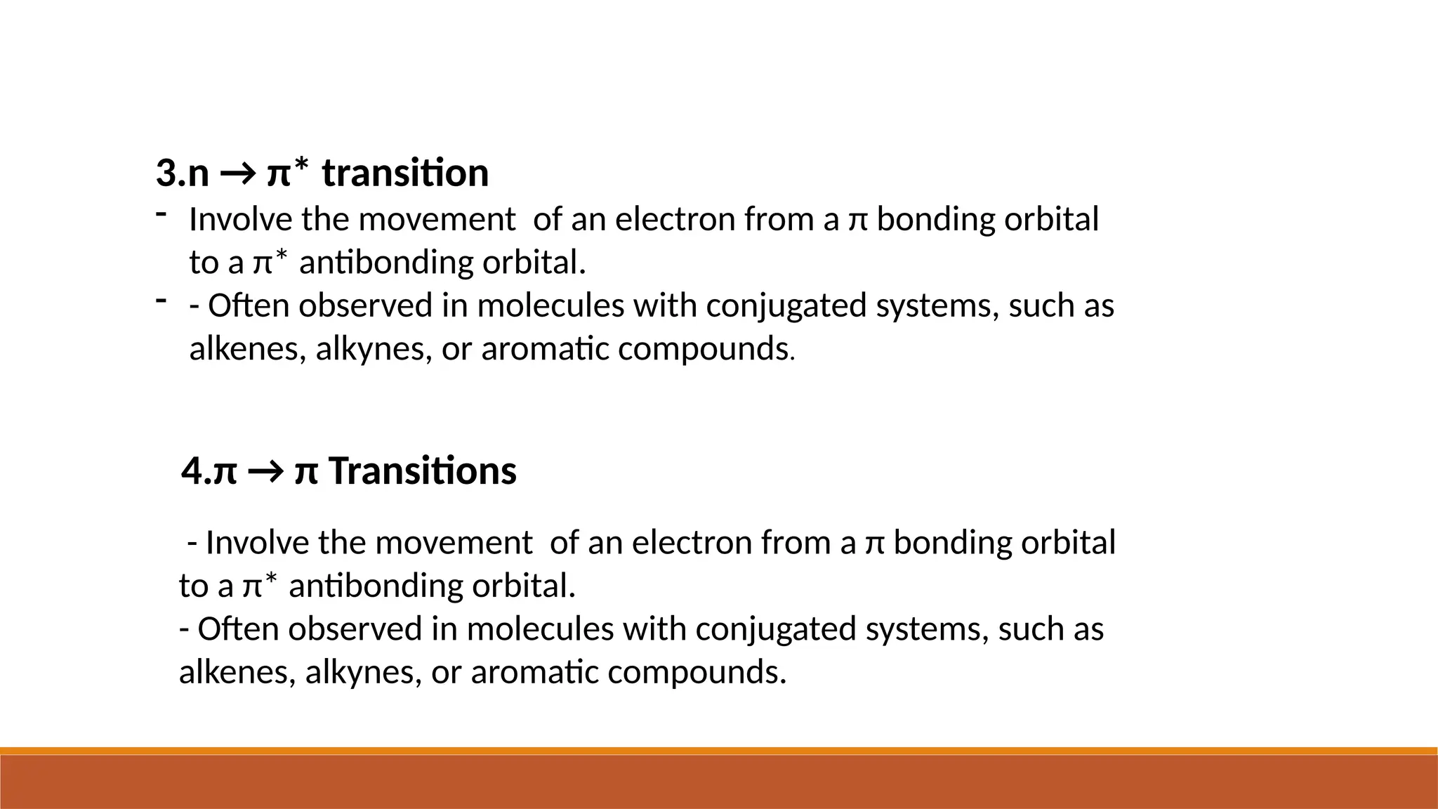 Electronic transitions,UV Visible spectroscopy.pptx