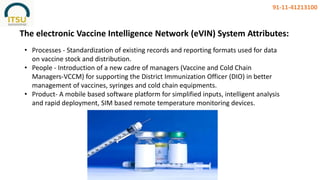 How eVIN (electronic Vaccine Intelligence Network) Can save life !! | PPTX