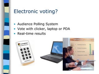 Improving clinical reasoning skills by electronic voting | PPT