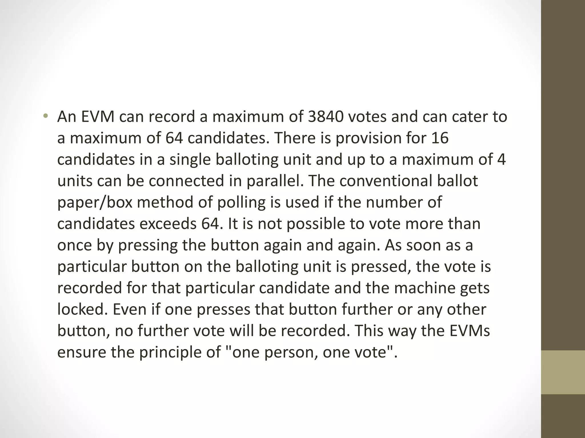 Electronic voting machine.ppt | Consumer Electronics | Technology ...
