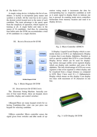 Electronic Voting Machine and Fault Analysis | PDF