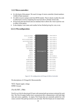 Electronic voting machine using RFID | PDF