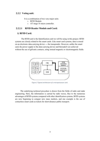 Electronic voting machine using RFID | PDF