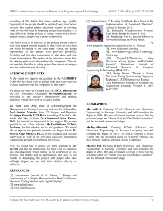 Electronic voting machine using zigbee | PDF