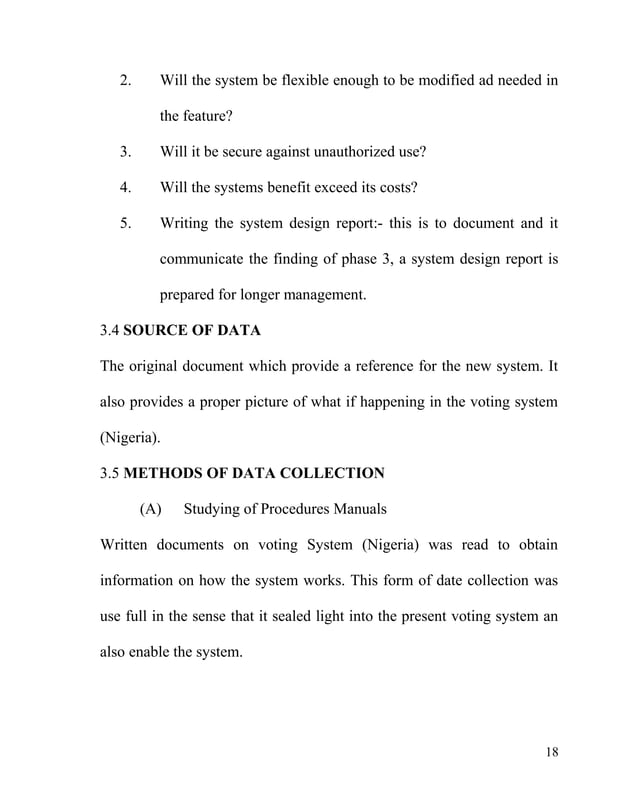 Electronic Voting System | DOC