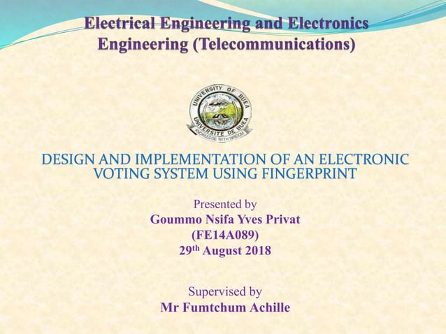 Electronic voting system | PPT