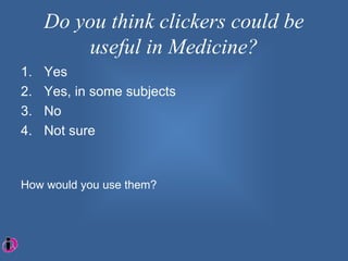 Electronic voting systems clickers | PPT | Web Development | Internet