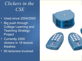Electronic voting systems clickers | PPT | Web Development | Internet