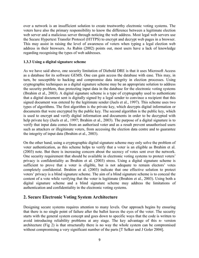Electronic Voting System Security Pdf