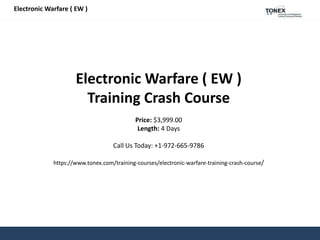 Electronic Warfare ( EW ) Training Crash Course | PPTX