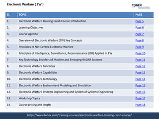 Electronic Warfare ( EW ) Training Crash Course | PPTX