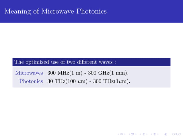 Microwave Photonics in Electronic Warfare | PDF