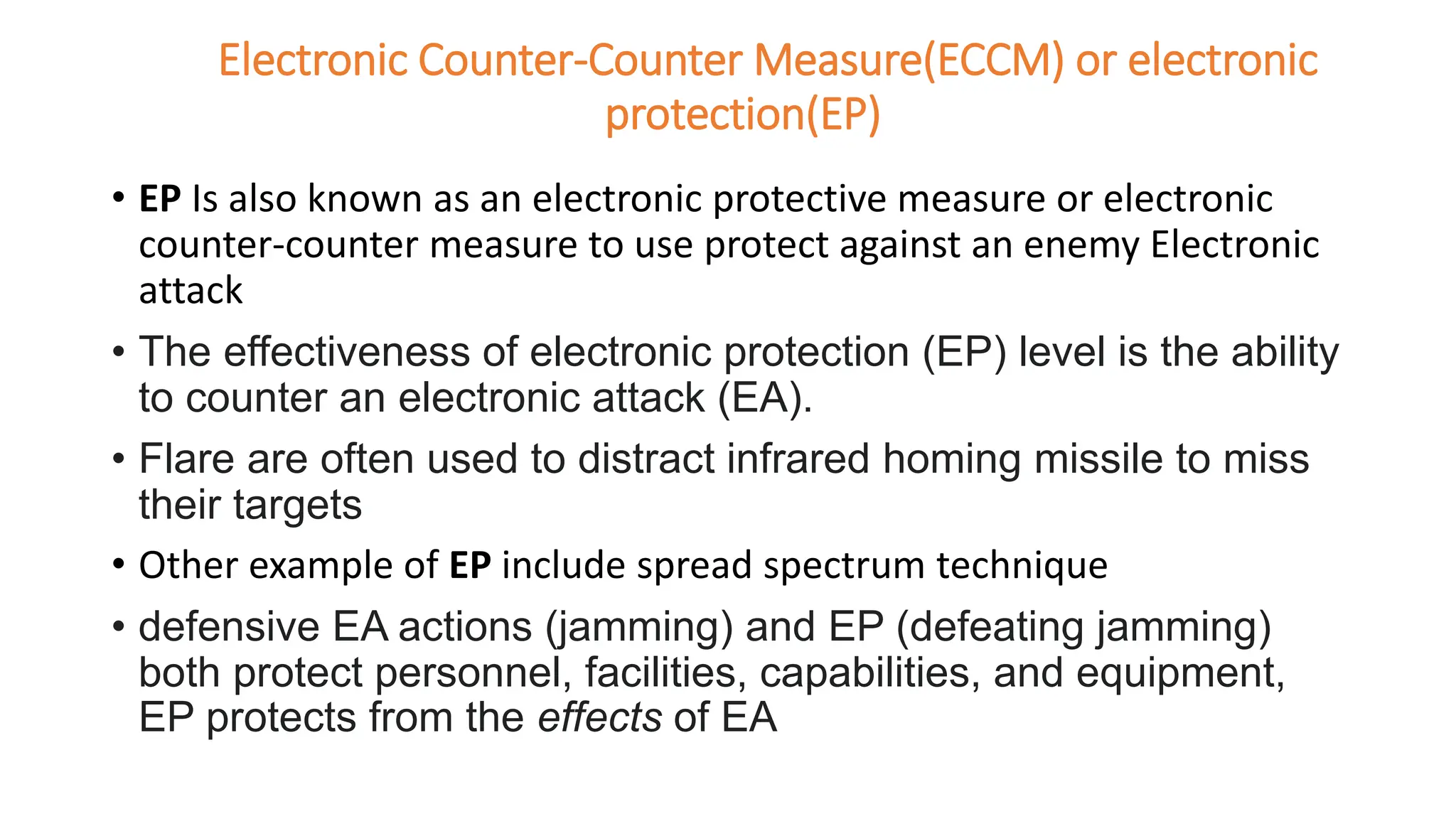 electronic warfare in ew environment and how to use | PDF