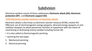 electronic warfare in ew environment and how to use | PDF