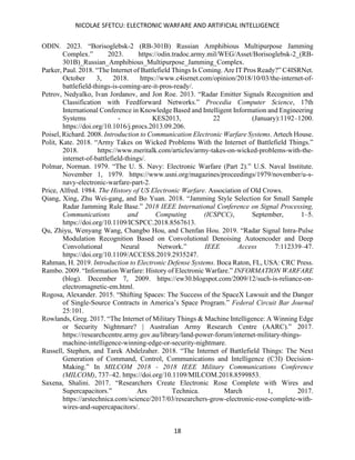 Electronic Warfare and Artificial Intelligence | PDF