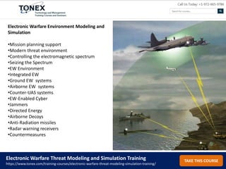 Electronic Warfare Threat Modeling and Simulation | PPTX