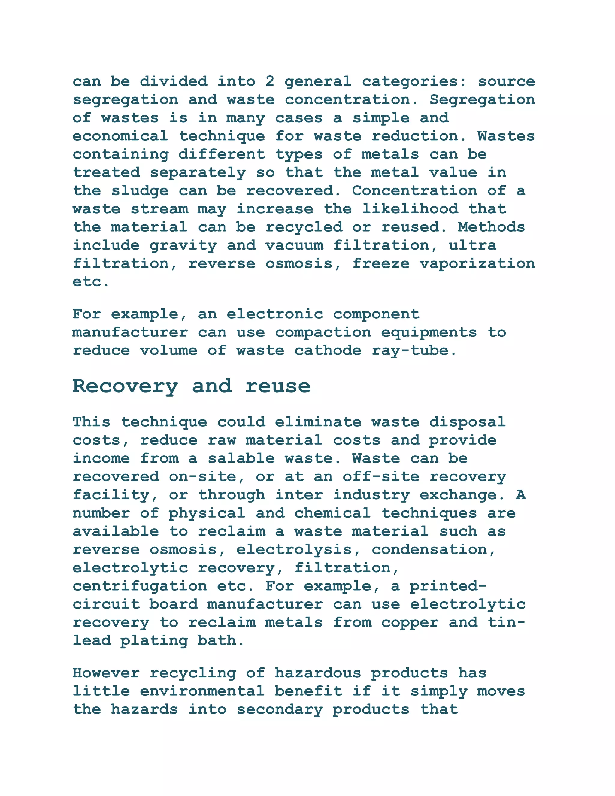 Electronic waste | DOCX