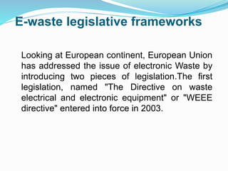 Electronic waste | PPT