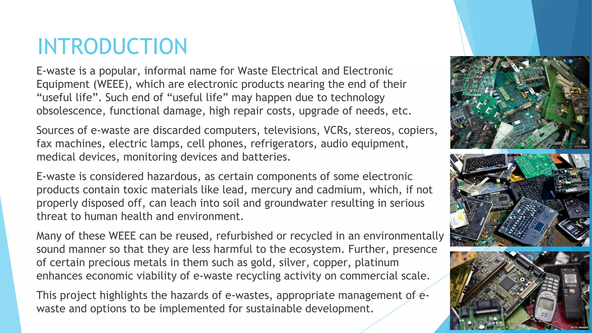 Electronic Waste Management - Challenges and Solutions | PPT