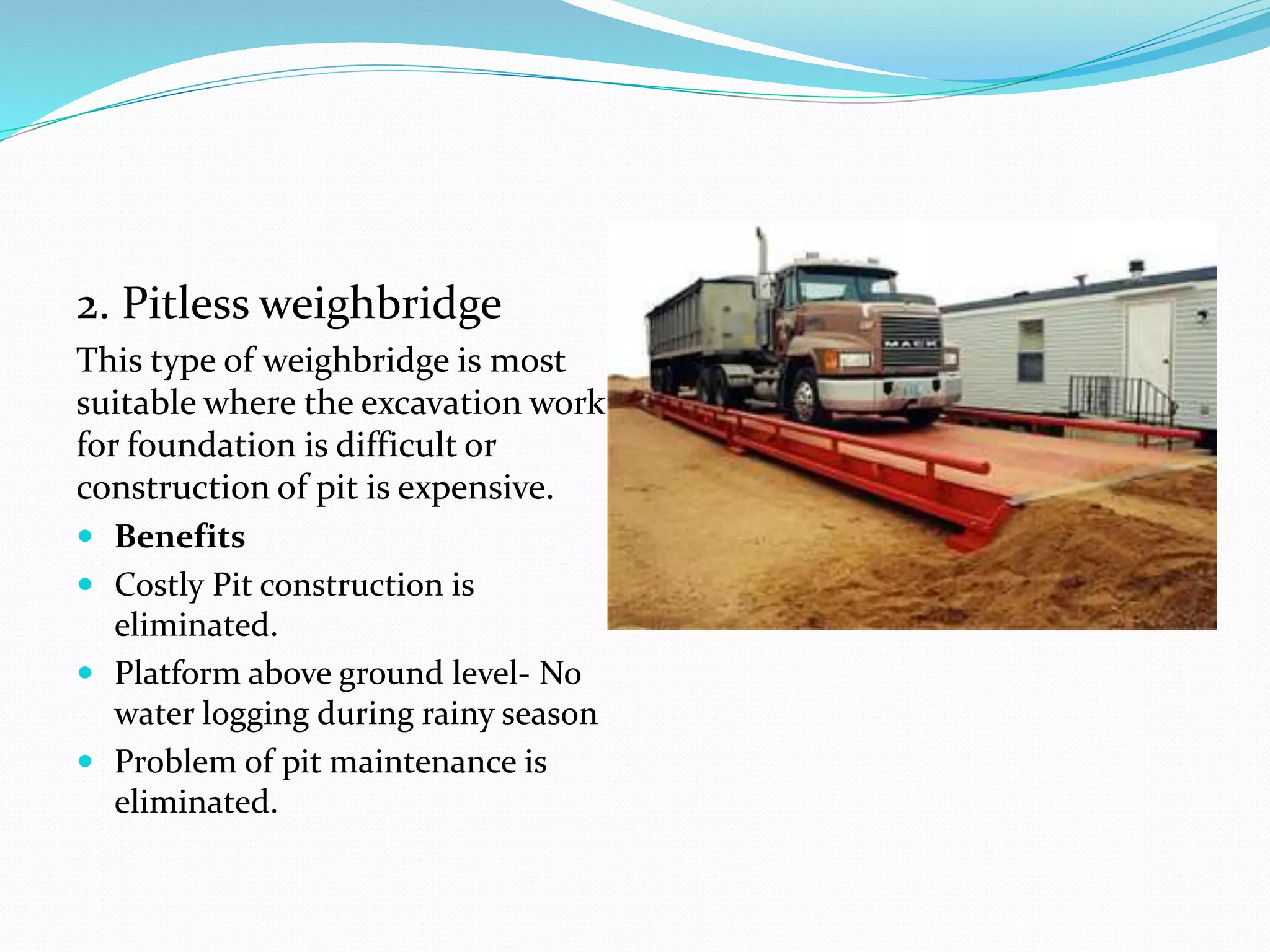 Electronic weighbridge | PPTX