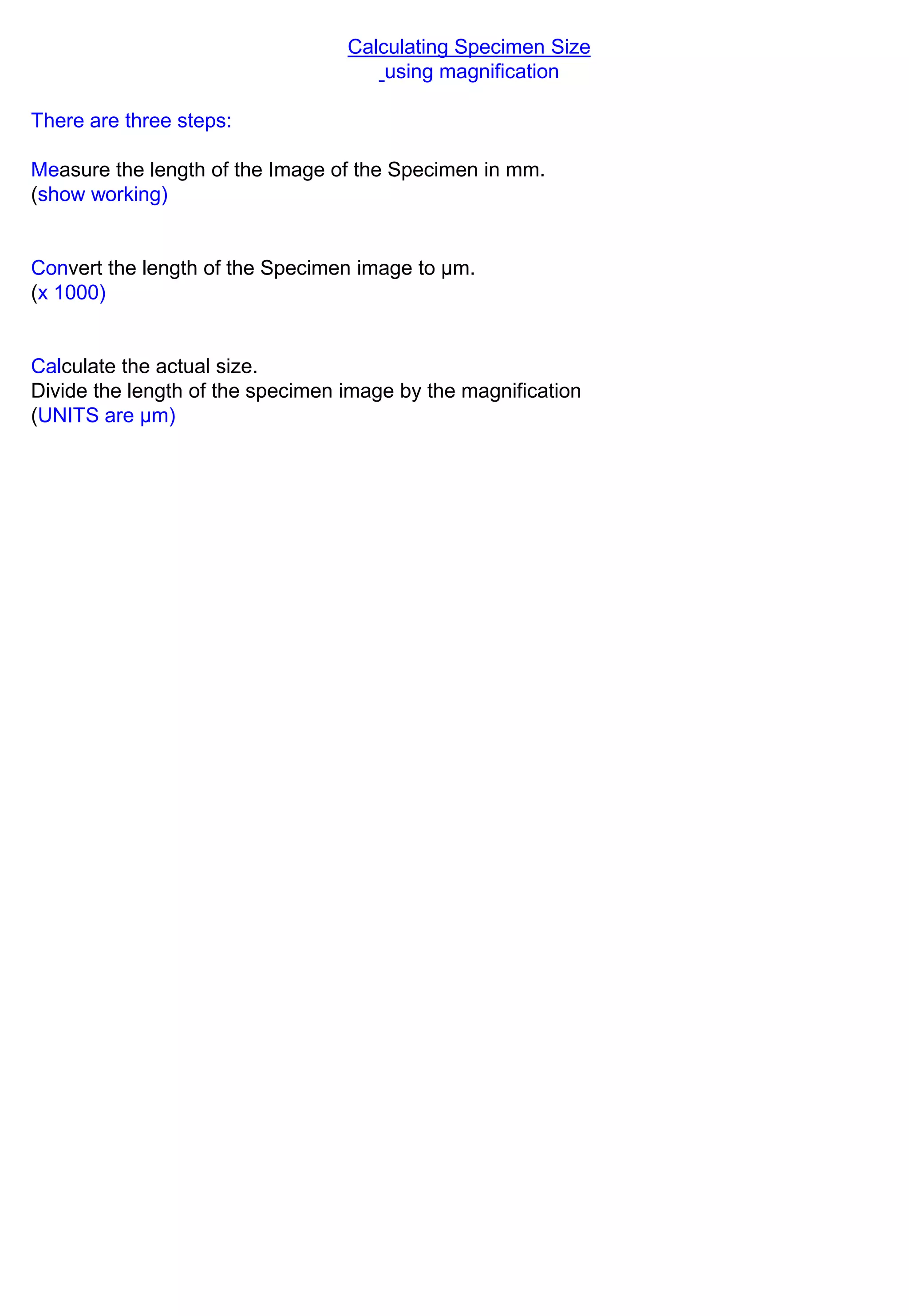 Electron micrograph ultrastructure_magnification | PPTX