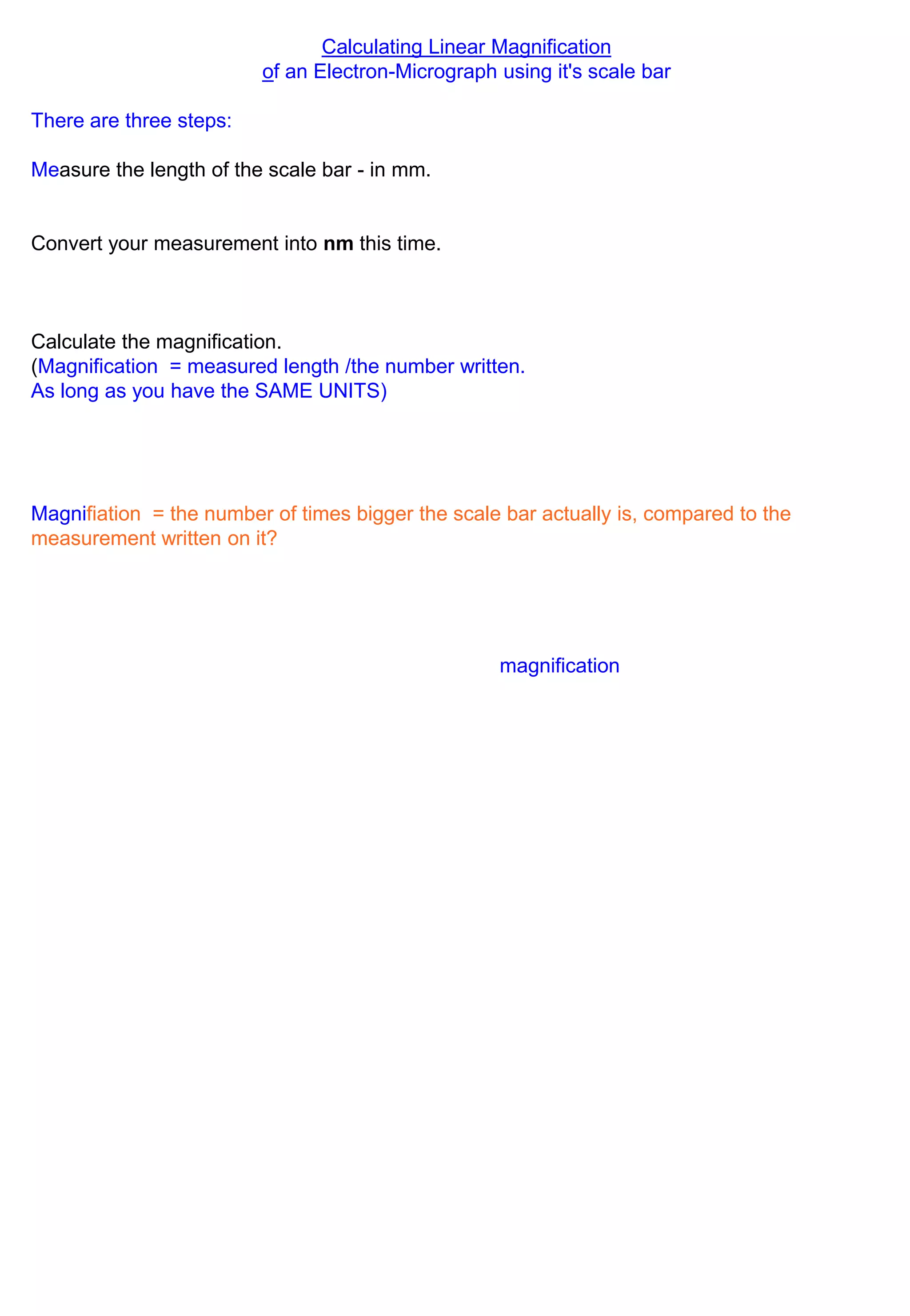 Electron micrograph ultrastructure_magnification | PPTX