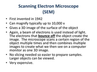 Electron microscope | PPTX