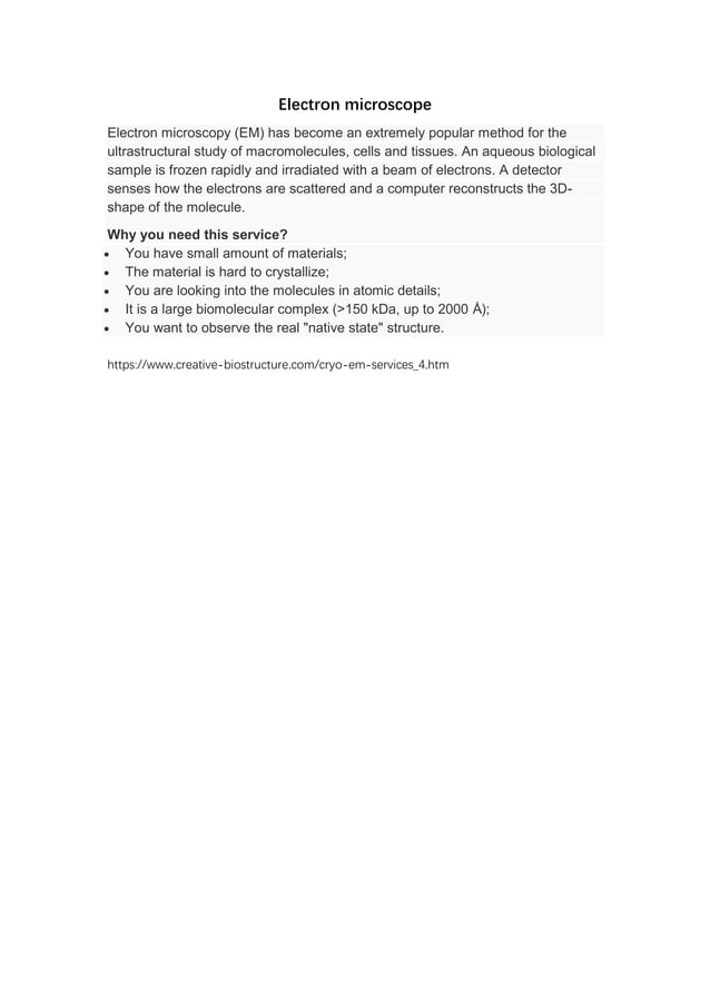 Electron microscope | PDF