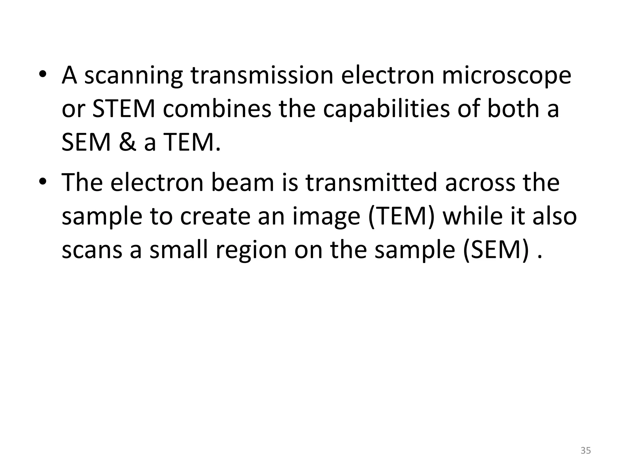 Electron microscope, principle and application | PPTX