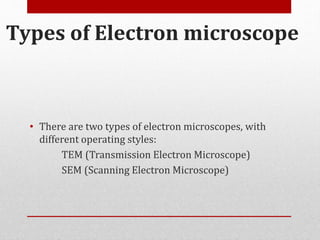 Electron microscope | PPT