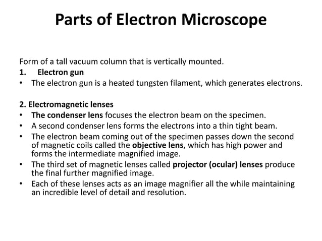 Electron microscope | PPTX