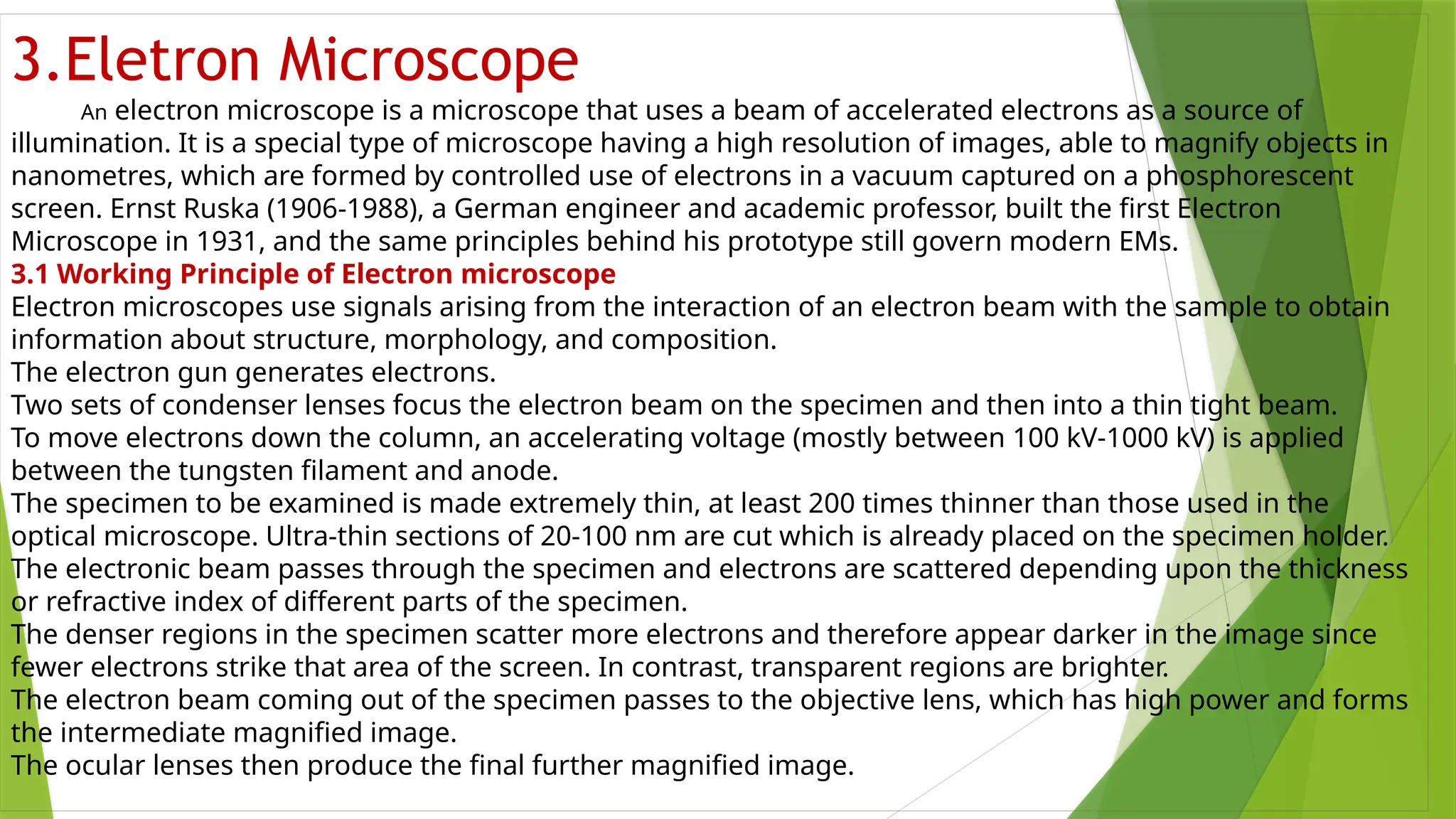 Electron Microscope and its types .pptx
