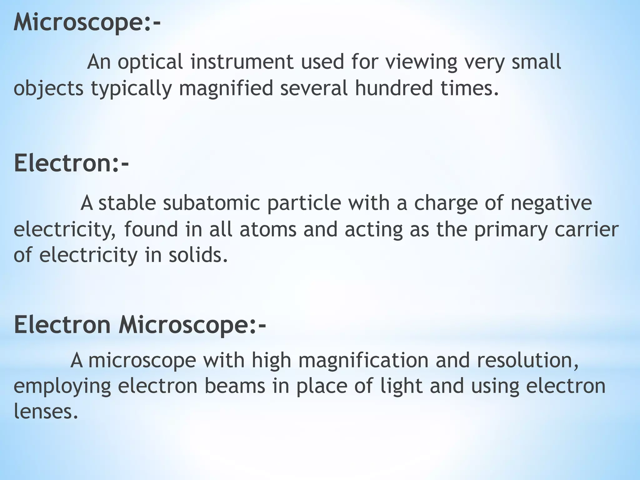 Electron microscope | PPT