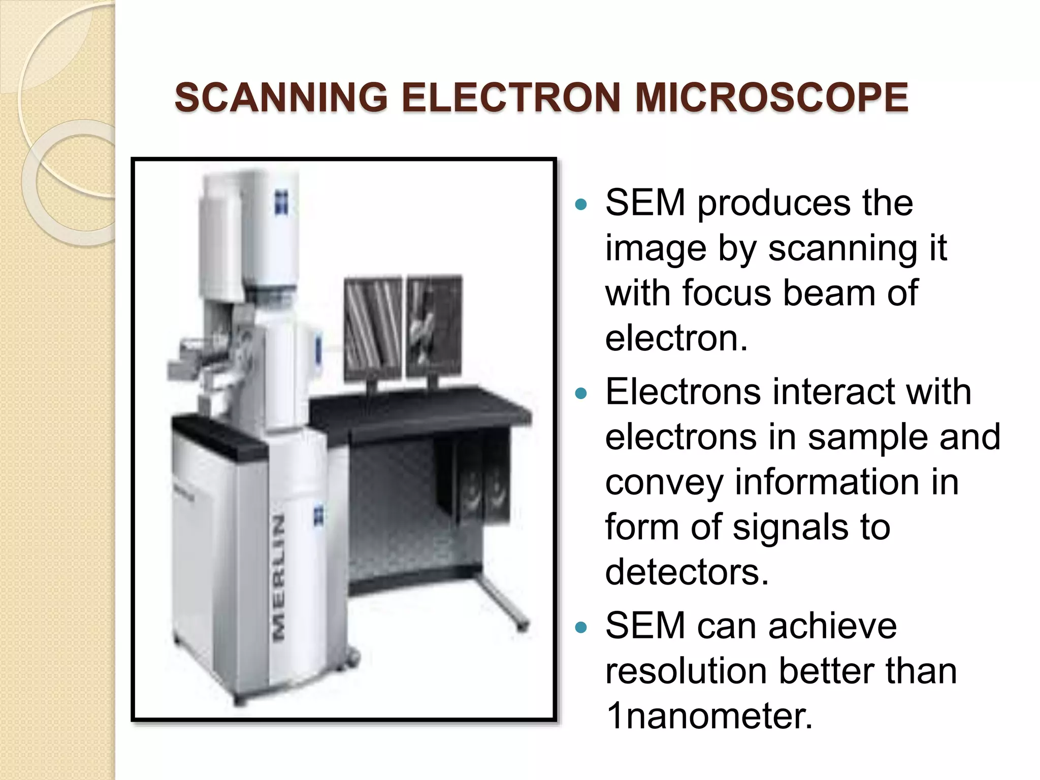 Electron microscope ppt | PPTX
