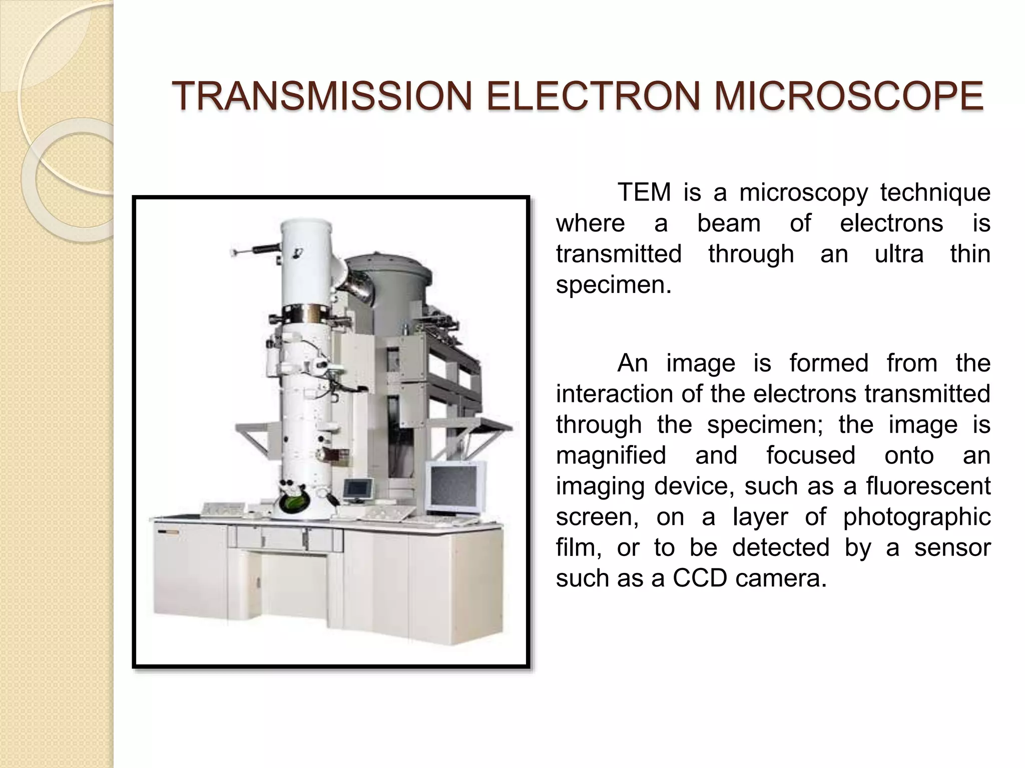 Electron microscope ppt | PPTX