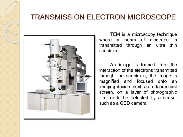 Electron microscope ppt | PPTX | Physics | Science