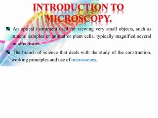 Electron microscope (TEM & SEM) | PPTX