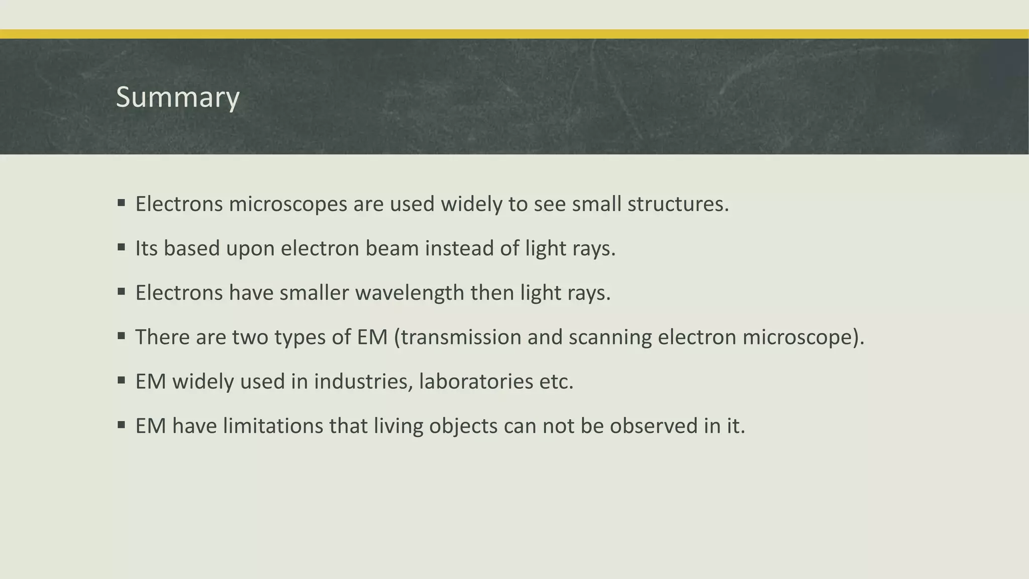 Electron microscopy | PPT
