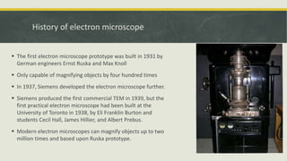 Electron microscopy | PPT