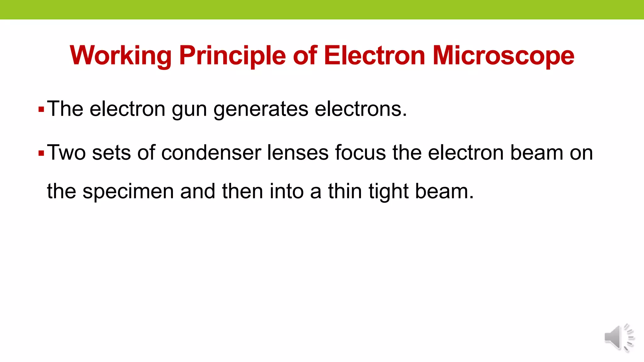 Electron microscopy | PPTX